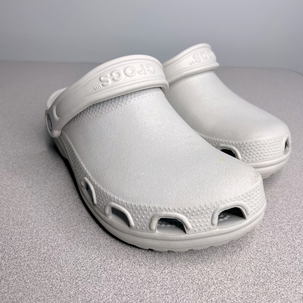 Rare Women’s Gray Crocs Clog Frontal Air - Gem